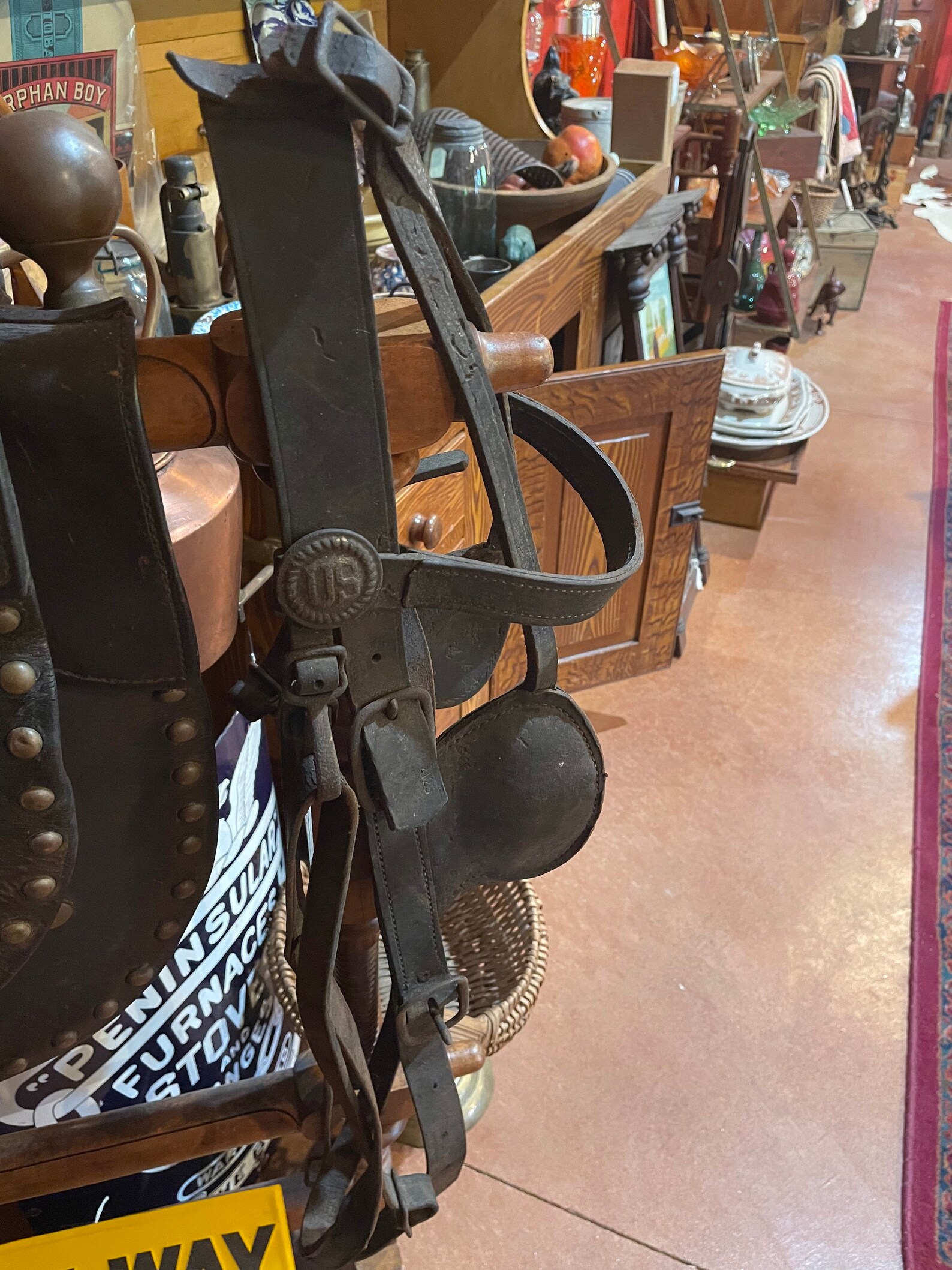 U.S. Civil War Horse Bridal With Blinders US Cavalry Bridal - Etsy