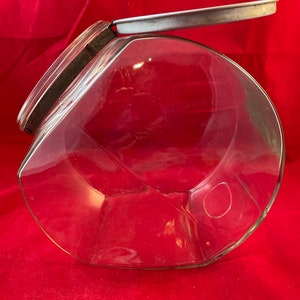 Country Store Countertop Candy Jar With Flip Top Lid Penny - Etsy