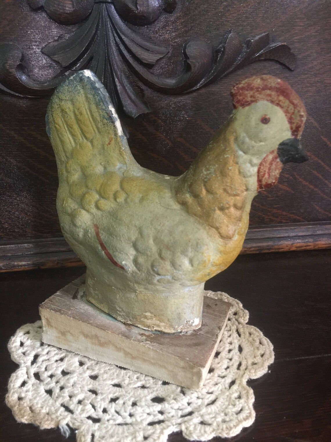 Antique Squeaker Toy Hen/ Chicken Paper mache pipsqueak | Etsy