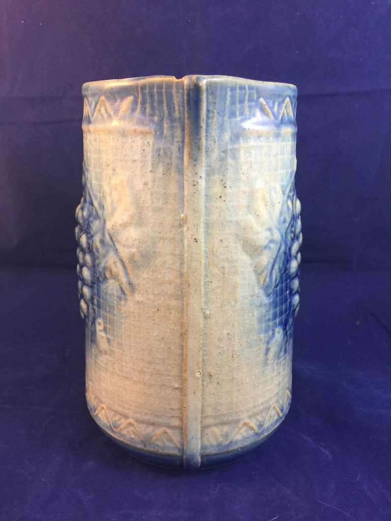 Antique Red Wing Stoneware Pitcher Grapes and Lattice Vintage - Etsy