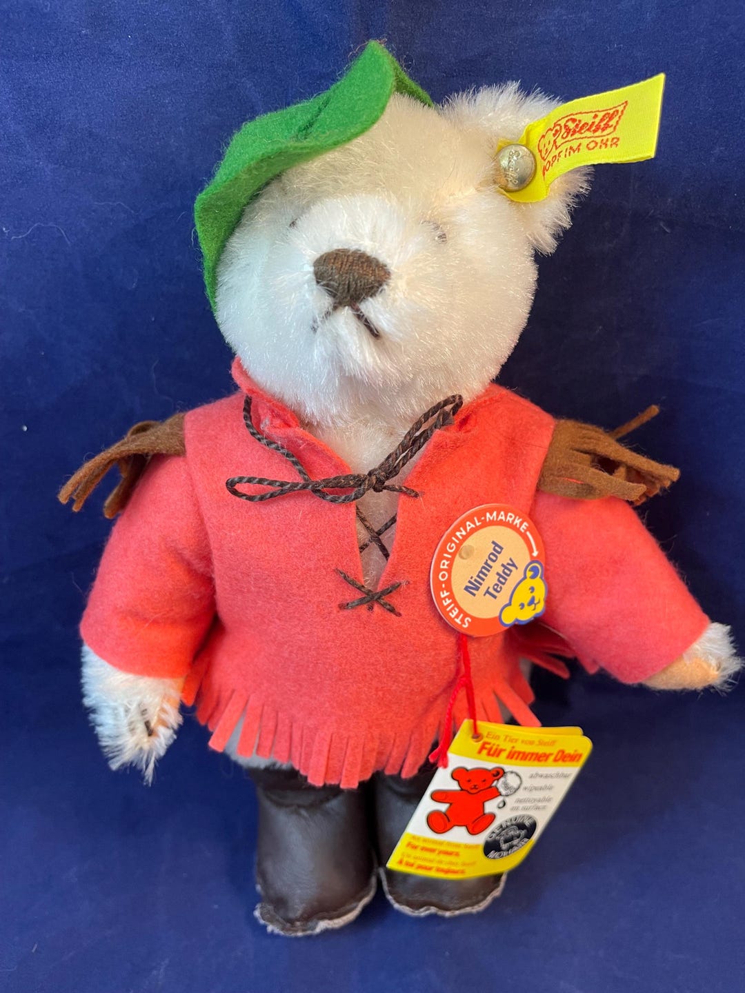 Steiff Nimrod Bear Campfire Nimerod Steiff Flag - Etsy