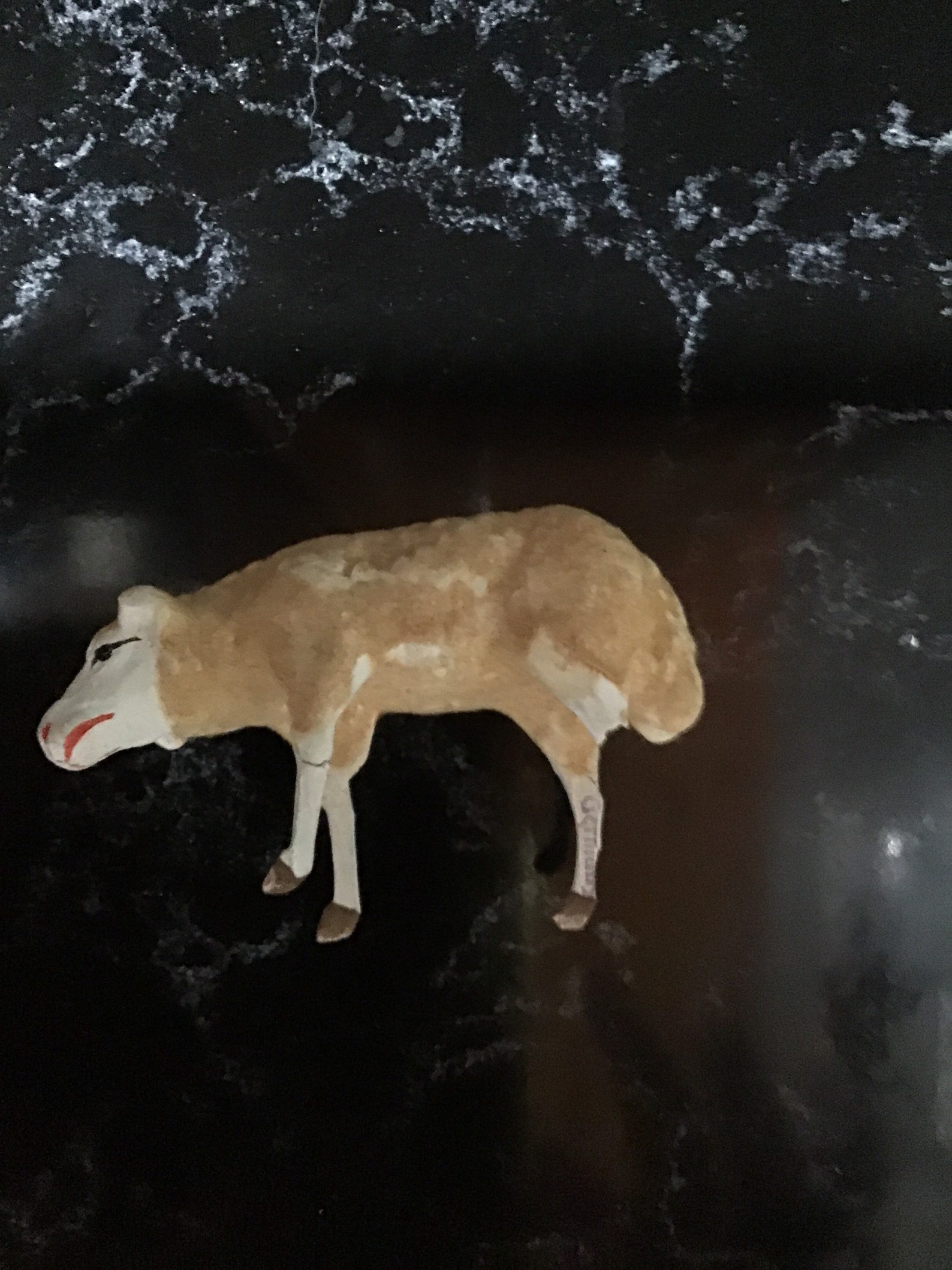 Six Putz Sheep / Lamb Putz Nativity Sheep Stick Leg Sheep / - Etsy