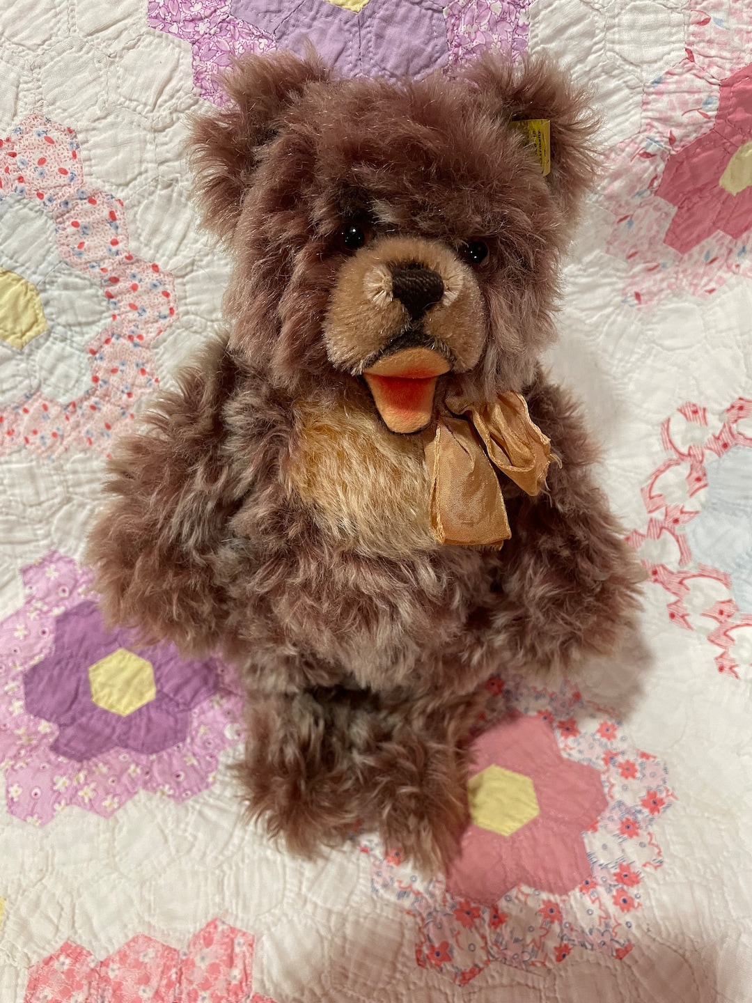 Vintage Steiff Zotty Bear Mohair Jointed Bear Steiff Button Victorian ...