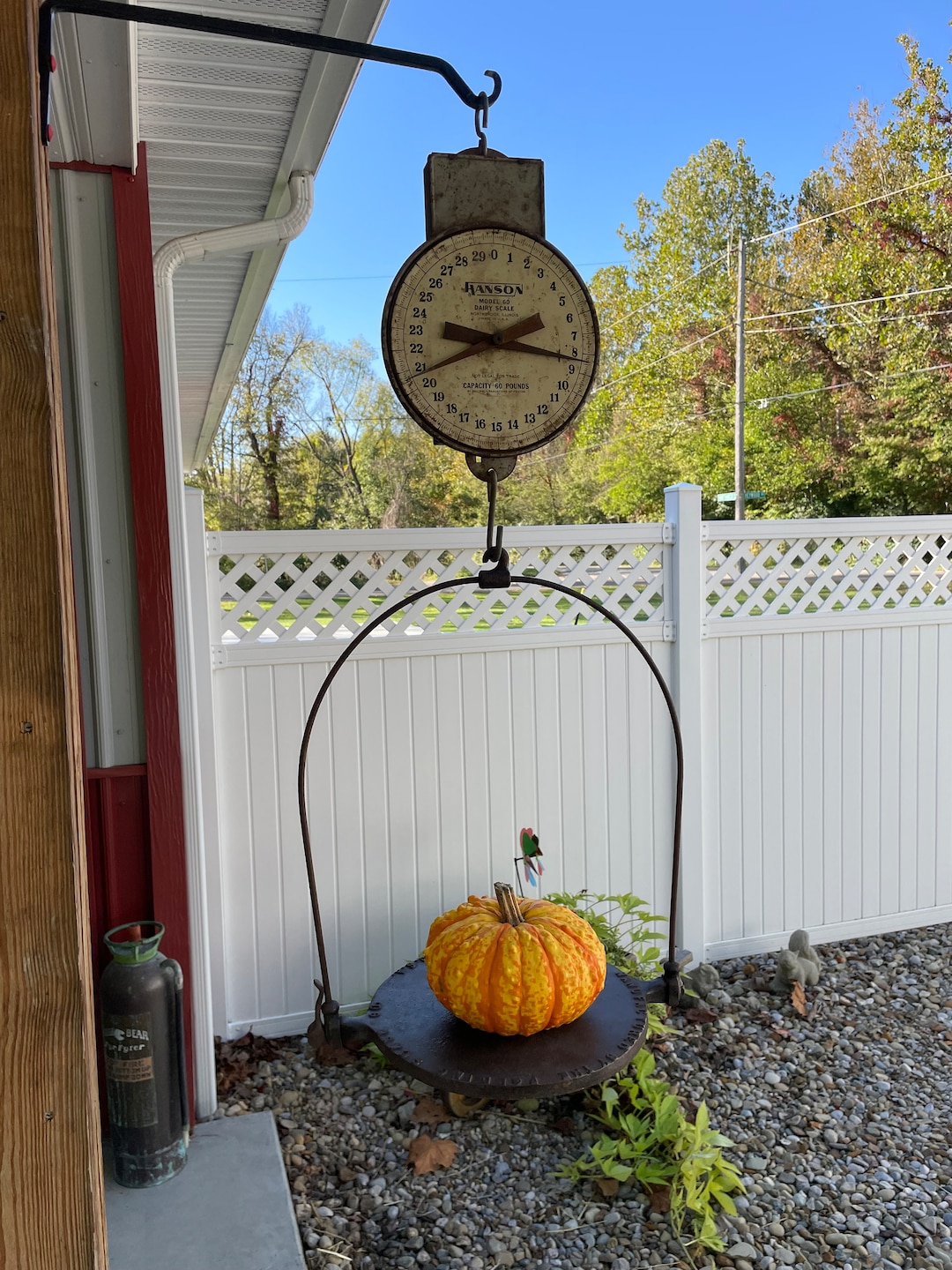 Antique Hanging Scale Foldable Hanging Scale Hanson Dairy - Etsy