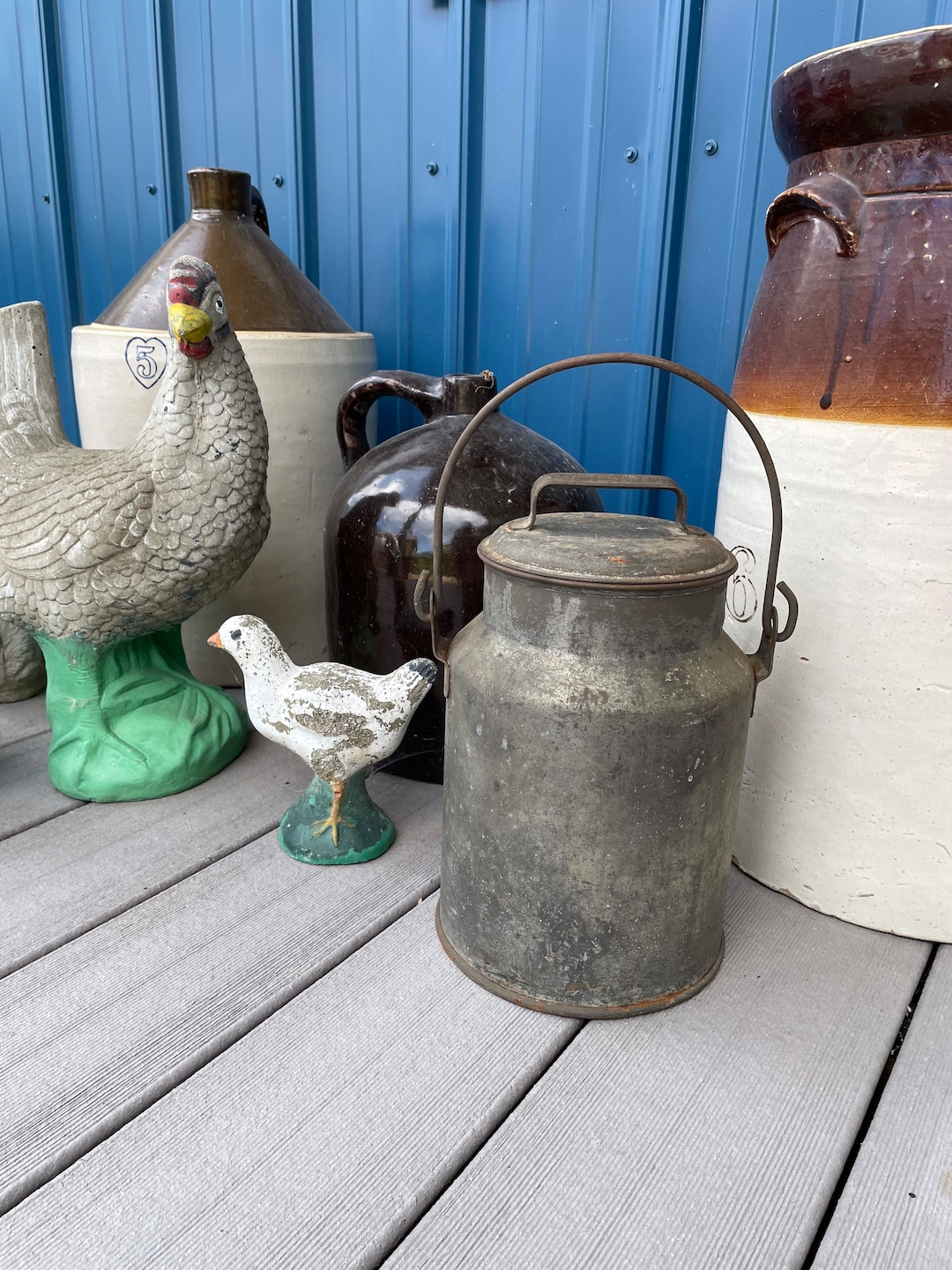 Vintage Cream Can Antique Milk Can Dairy Farm Farmhouse Decor - Etsy