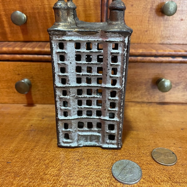Cast Iron Still Bank Building - Etsy
