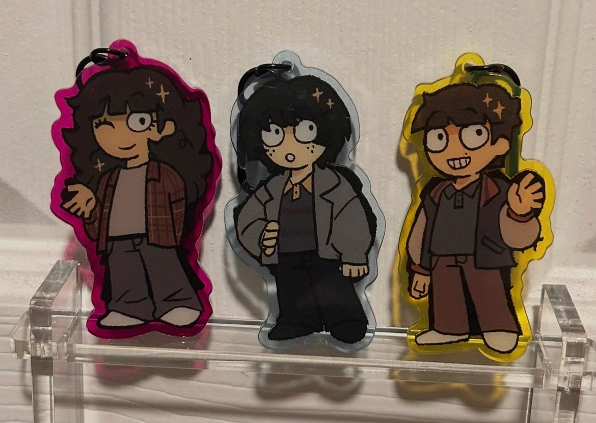 Stranger Things Double-sided Party Keychains - Etsy