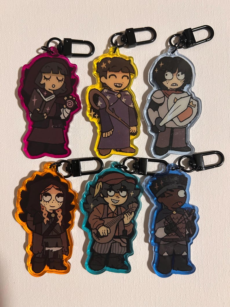 Stranger Things Double-sided Party Keychains - Etsy