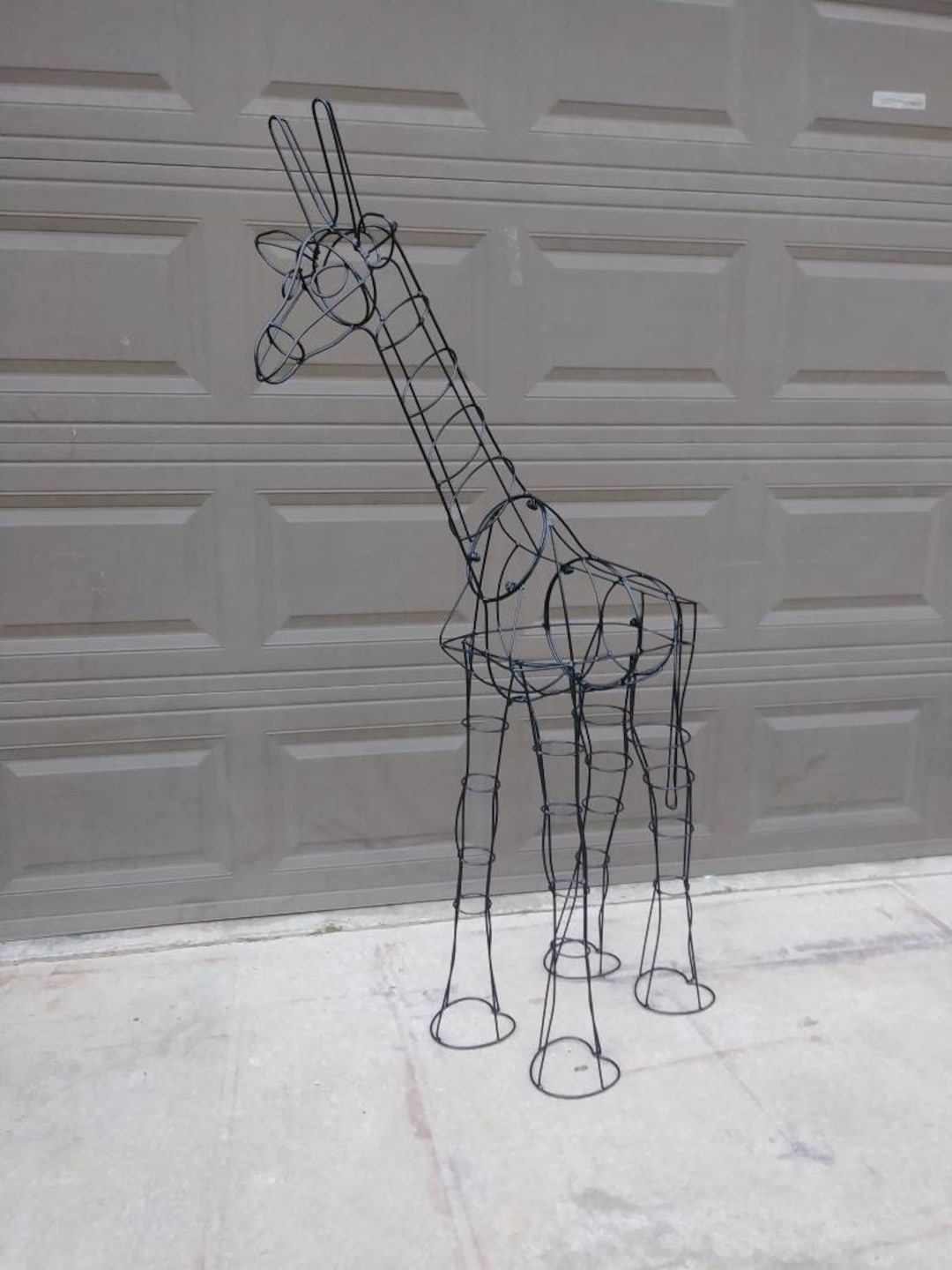 Giraffe 5-foot-tall Topiary Frame - Etsy