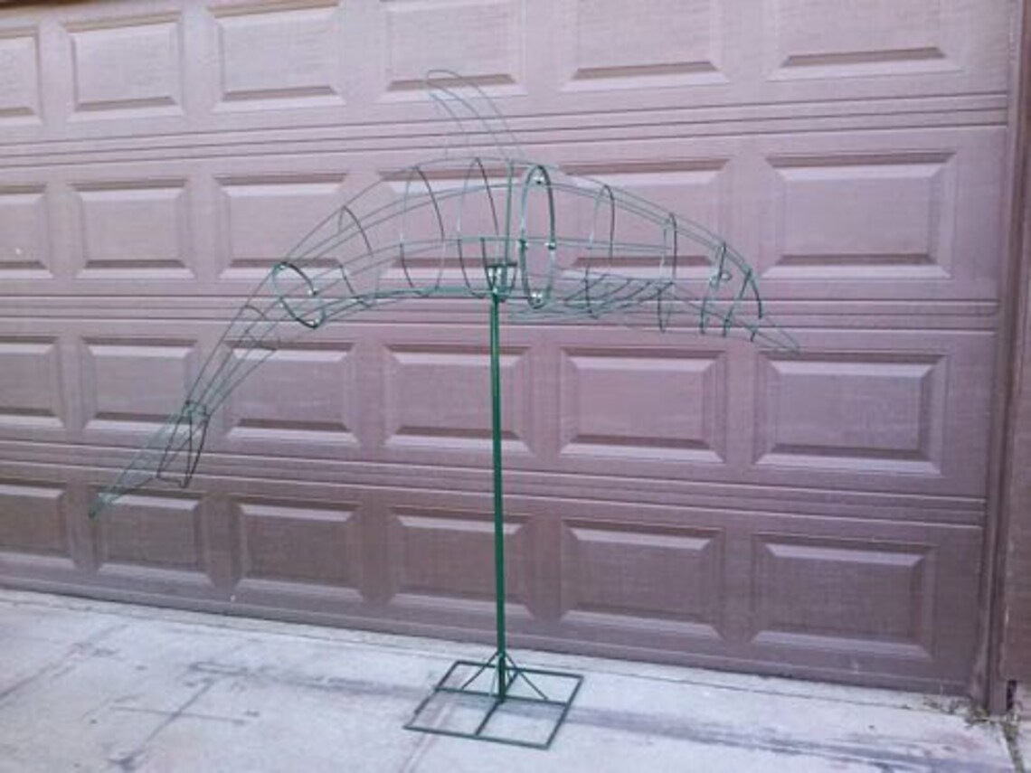 Dolphin Topiary Frame 7 Foot Long - Etsy