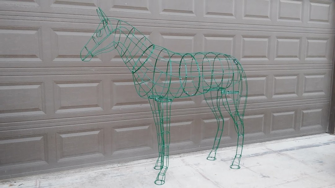 Topiary Horse Frame 66 Tall Life Size - Etsy Australia