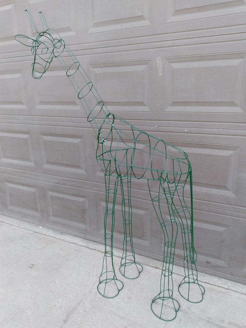 Giraffe Topiary Frame-6-foot Tall - Etsy