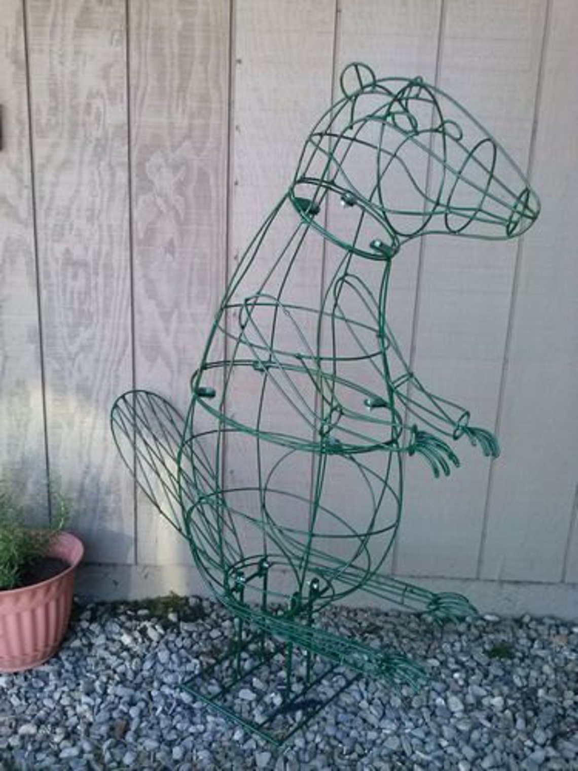 Beaver Topiary Form 32 Inch Tall | Etsy