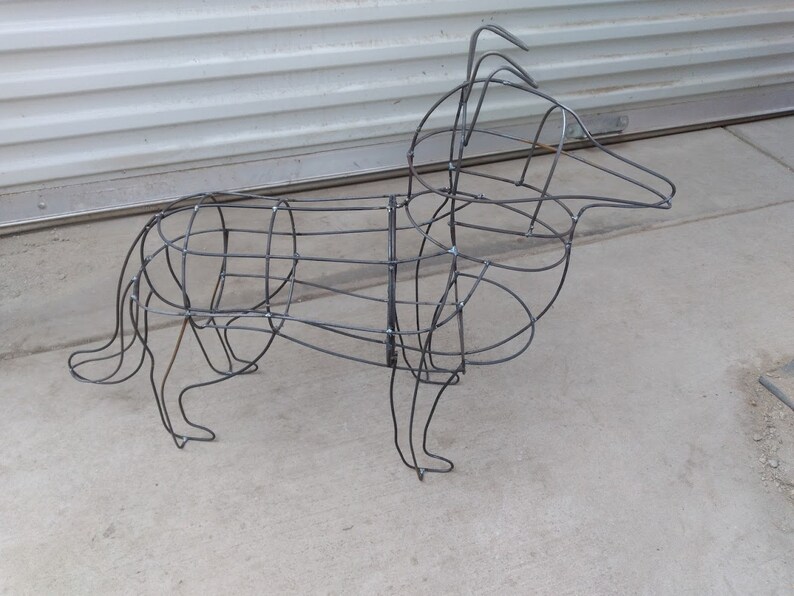 Collie Dog Topiary - Etsy