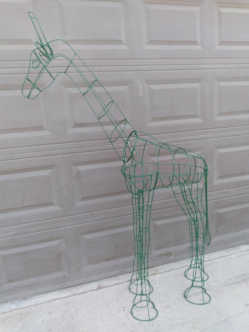 Giraffe Topiary Frame-6-foot Tall - Etsy