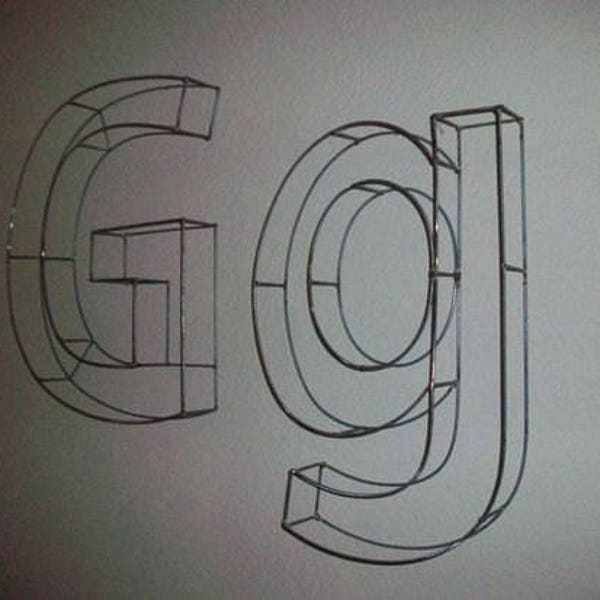 Wire Letters - Etsy
