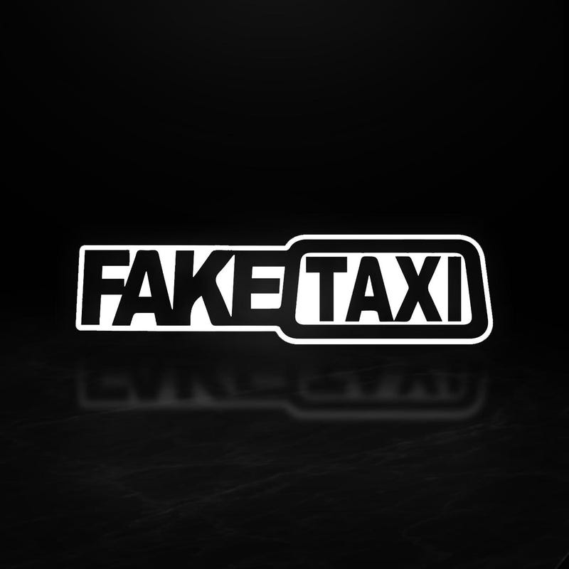 Fake Taxi Car Decal - Etsy