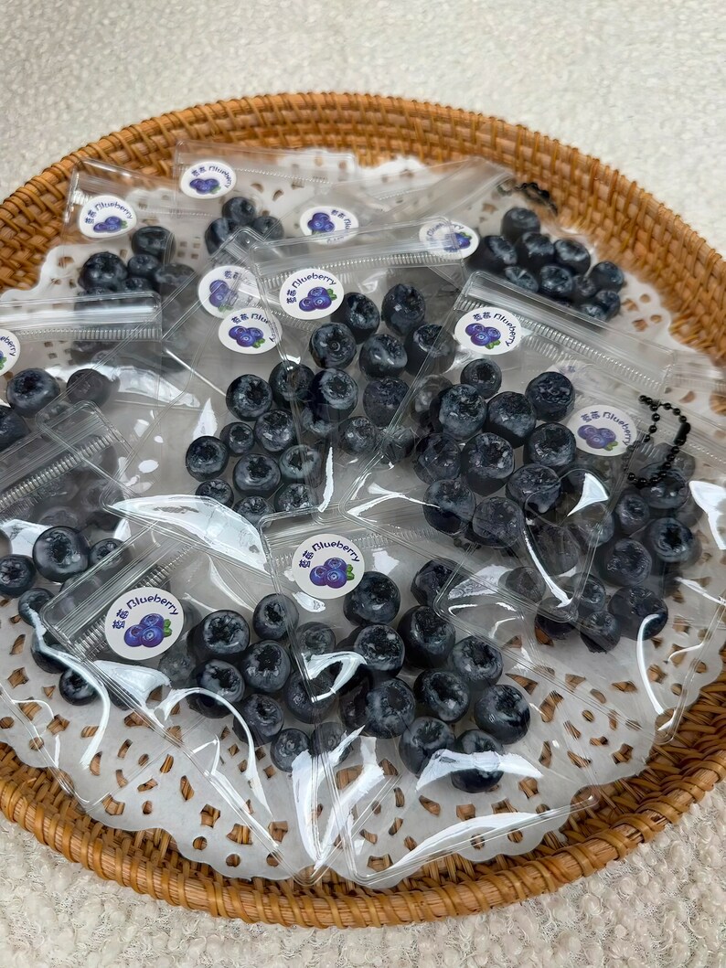 Realistic Blueberry Squishy Toy, Soft Silicone Stress Relief - Etsy