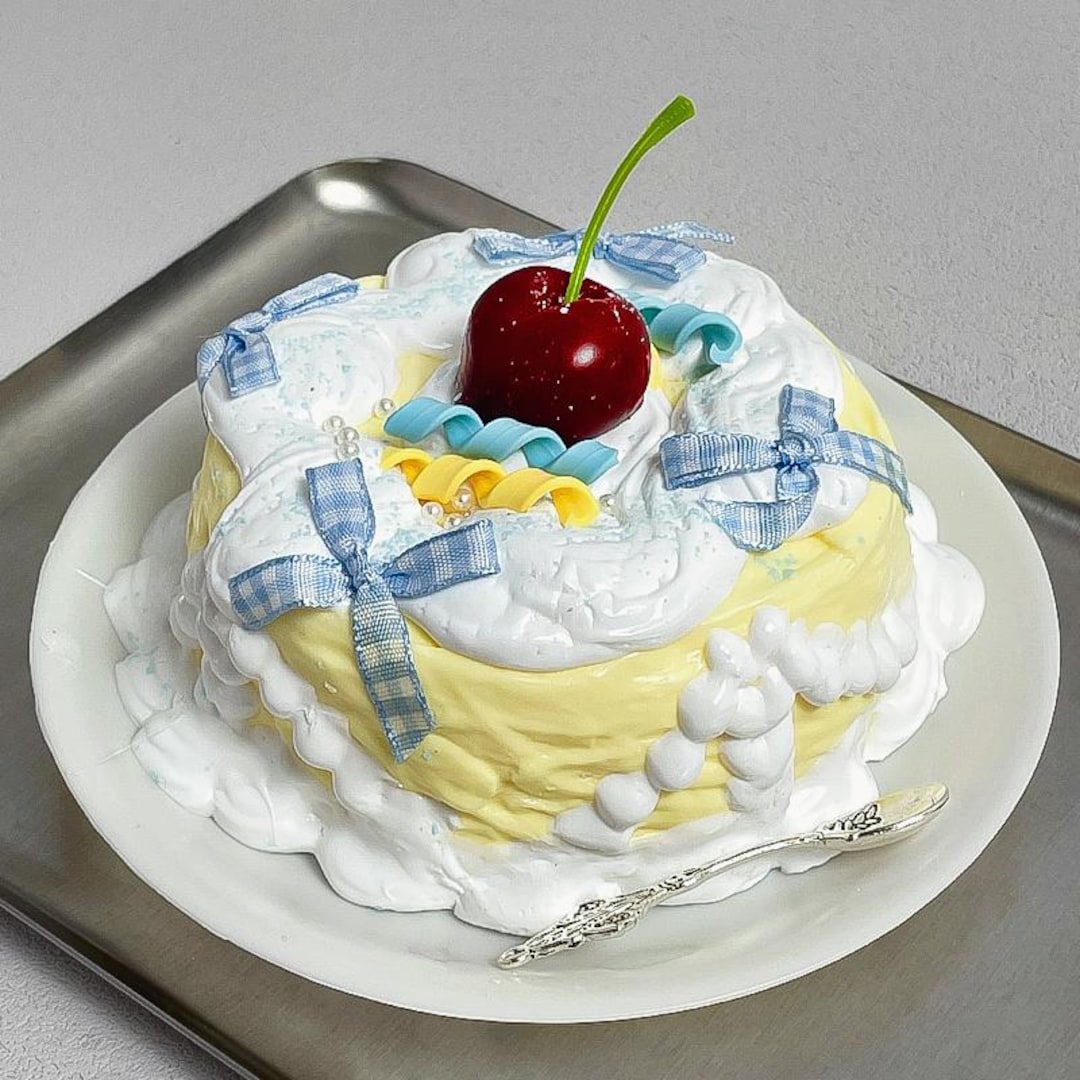 Realistic Birthday Cake Taba Squishy Toy, Unique and Fun Gift for ...