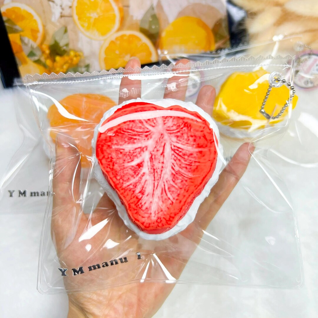 Fruit Sandwich Squishy Toy: Foodie Stress Relief Fidget - Etsy
