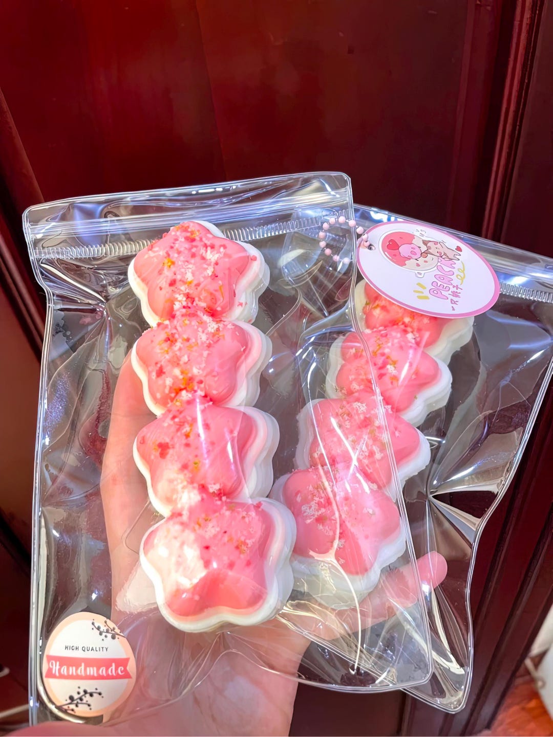 Strawberry Star Mochi Squishy – Handmade Sensory Fidget Toy - Etsy