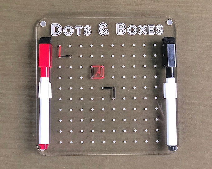 Dots and Boxes Game SVG - Etsy