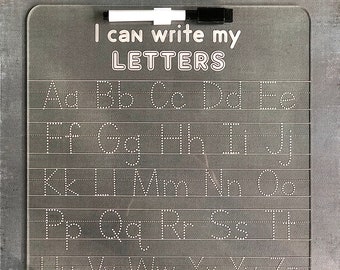 Dry Erase Lettertrace Learn to Write Your Letters Upper and Lowercase A ...