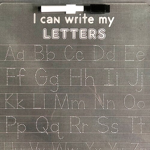 Dry Erase Lettertrace Learn to Write Your Letters Upper and - Etsy