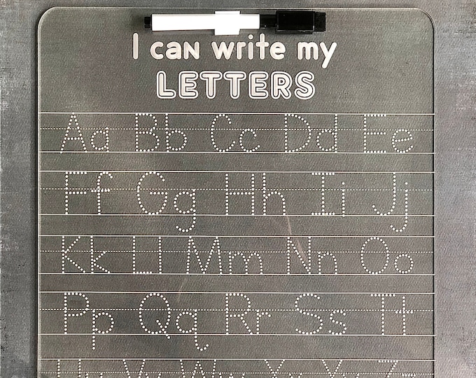 Dry Erase Lettertrace Learn to Write Your Letters Upper and Lowercase A ...