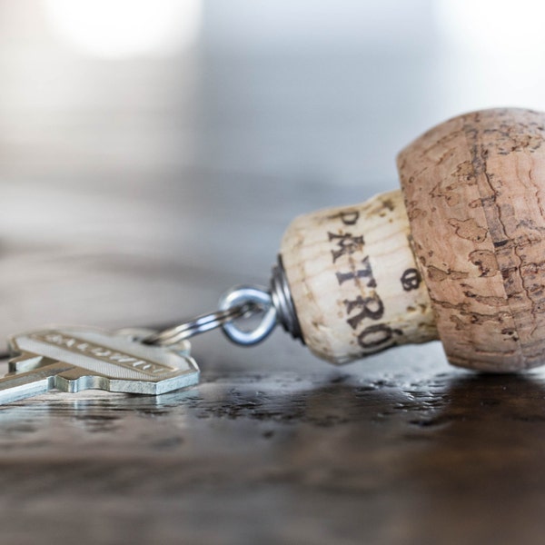 Cork Key Chain - Etsy
