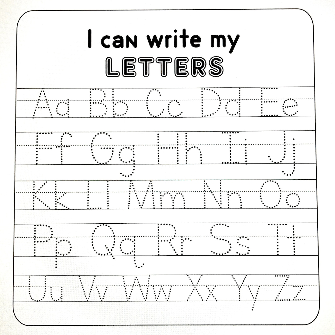 Dry Erase Lettertrace Learn to Write Your Letters Upper and Lowercase A ...