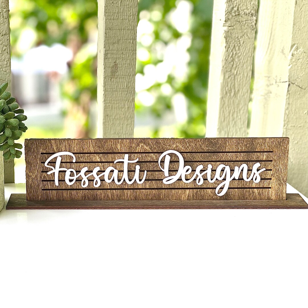 Letter Board Mini Desk Name Plate Svg Digital File Glowforge - Etsy