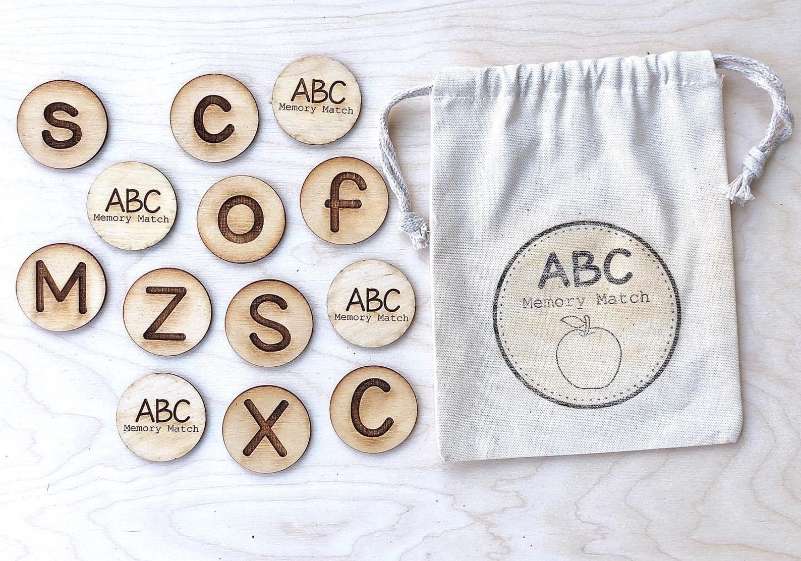 Alphabet Memory Match Matching Game Svg - Etsy