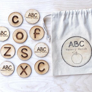 Alphabet Memory Match Matching Game Svg - Etsy
