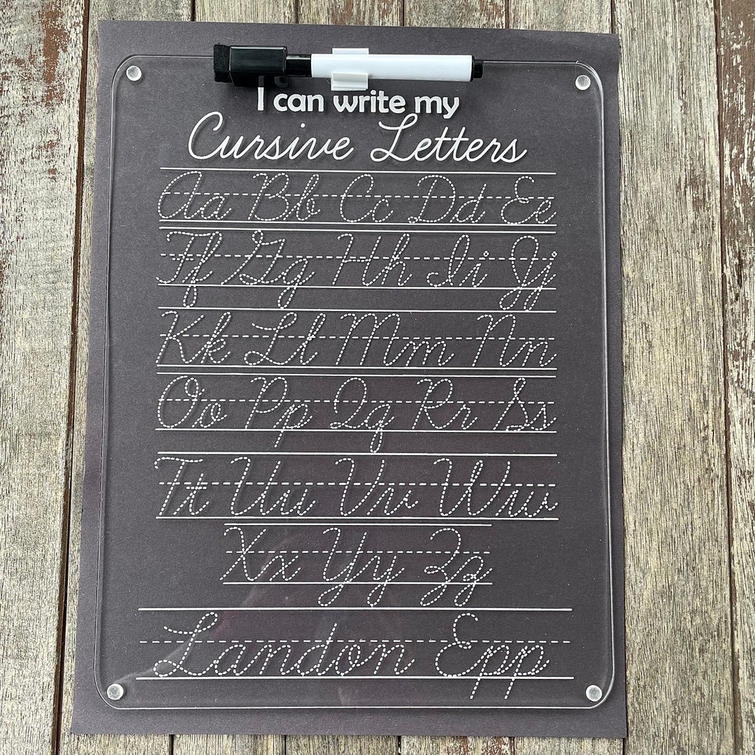 Dry Erase Lettertrace Learn to Write Your Letters Upper and Lowercase A ...