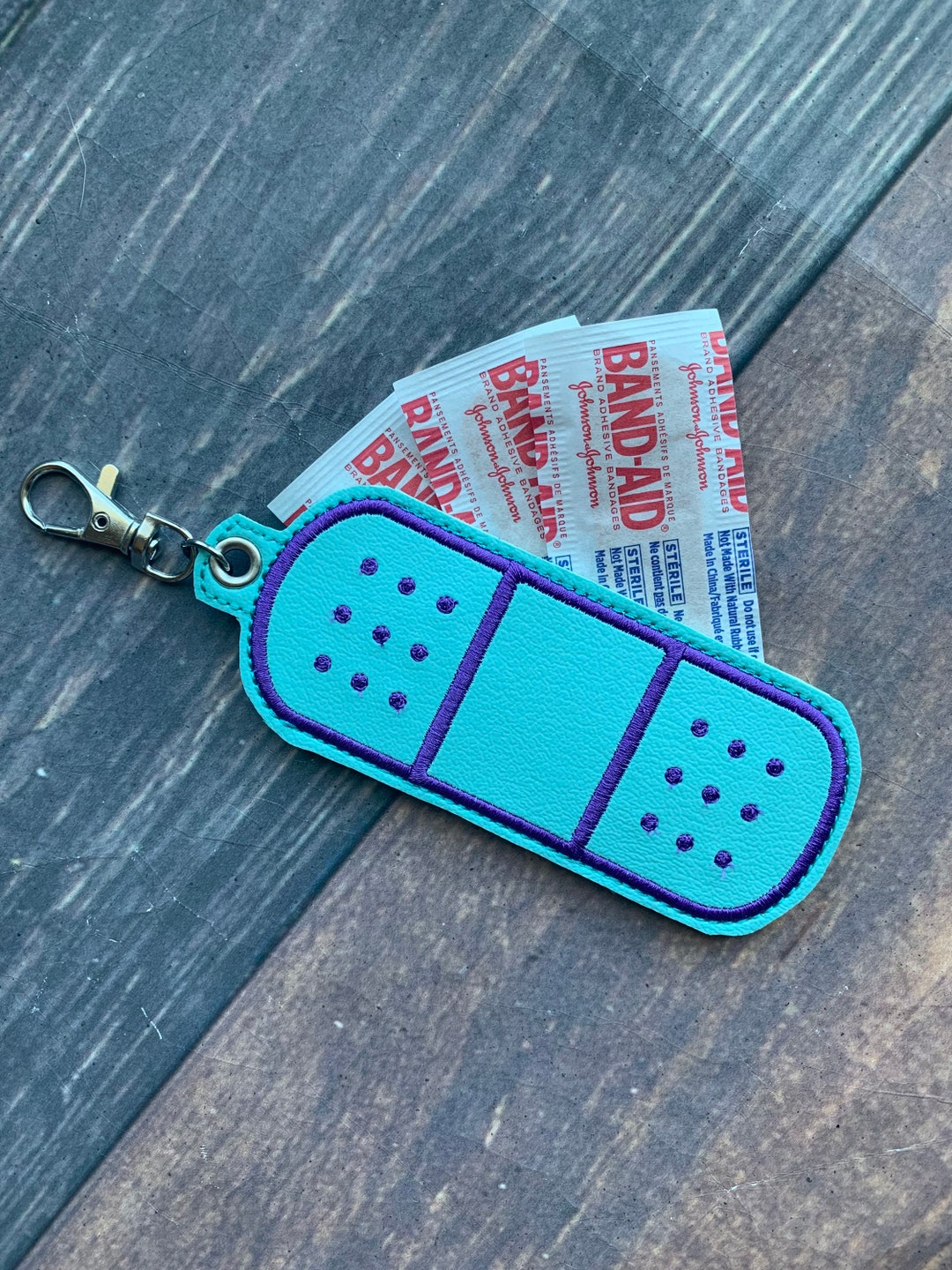Bandage Holder Keychain custom Colors - Etsy