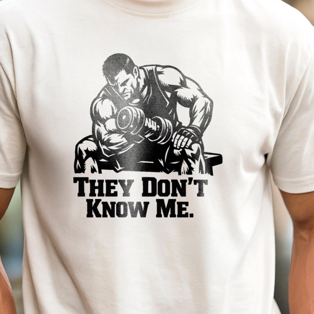 Comfort Colors® They Dont Know Me Shirt, Motivational Gym Tee ...