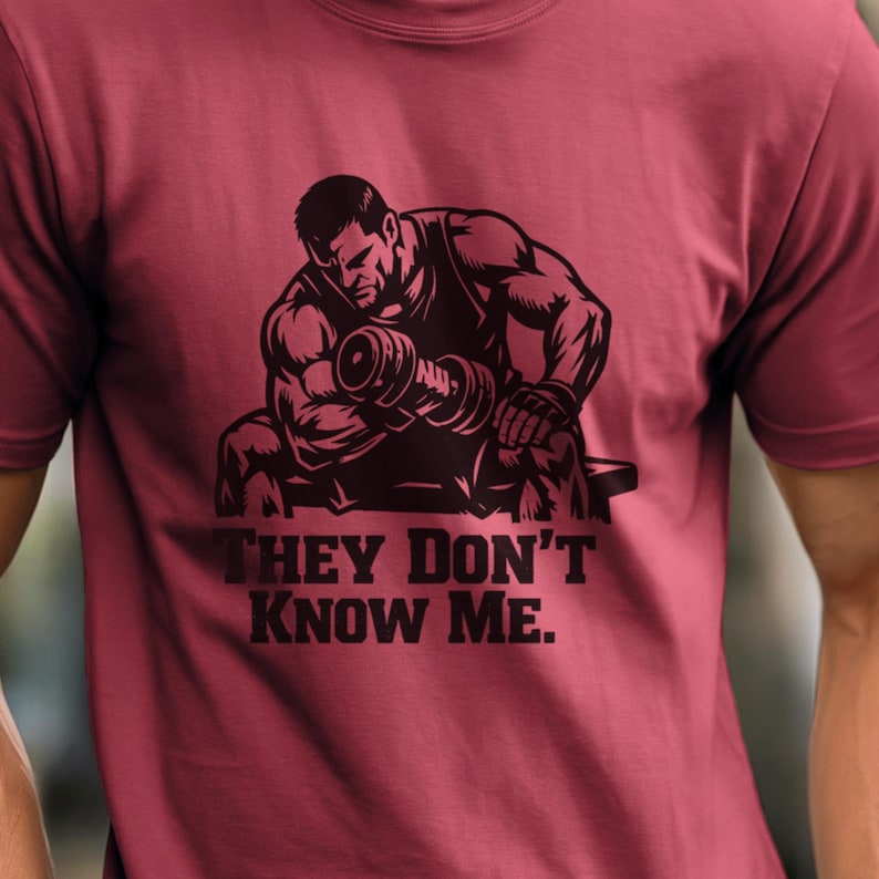 Comfort Colors® They Dont Know Me Shirt, Motivational Gym Tee ...