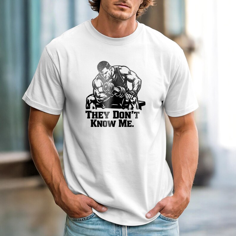 Comfort Colors® They Dont Know Me Shirt, Motivational Gym Tee ...