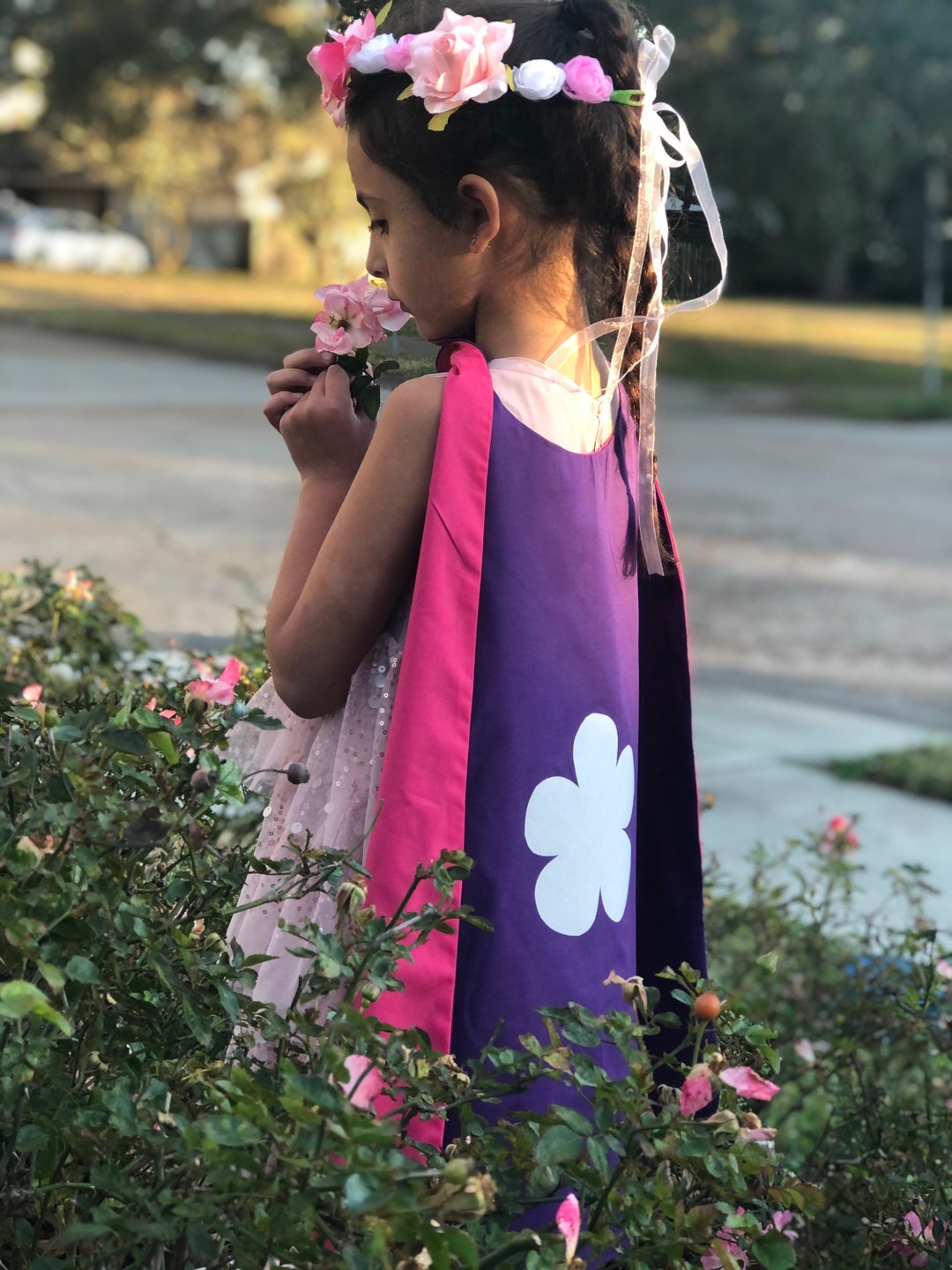 Custom Flower Cape Handmade and Reversible - Etsy