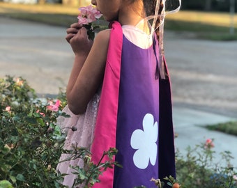 Word Girl Custom Kid's Cape Handmade and Reversible - Etsy