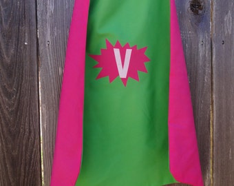 Word Girl Custom Kid's Cape Handmade and Reversible - Etsy