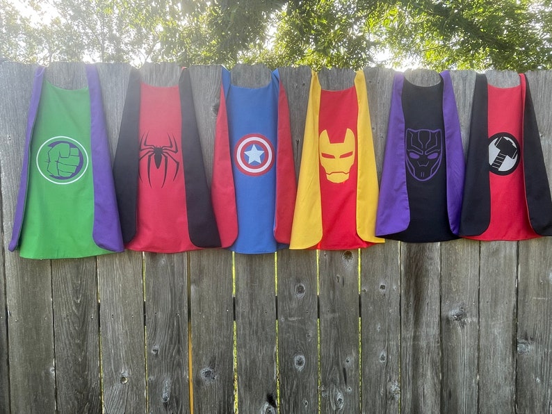 Captain America Cape - Handmade and Reversible - Etsy