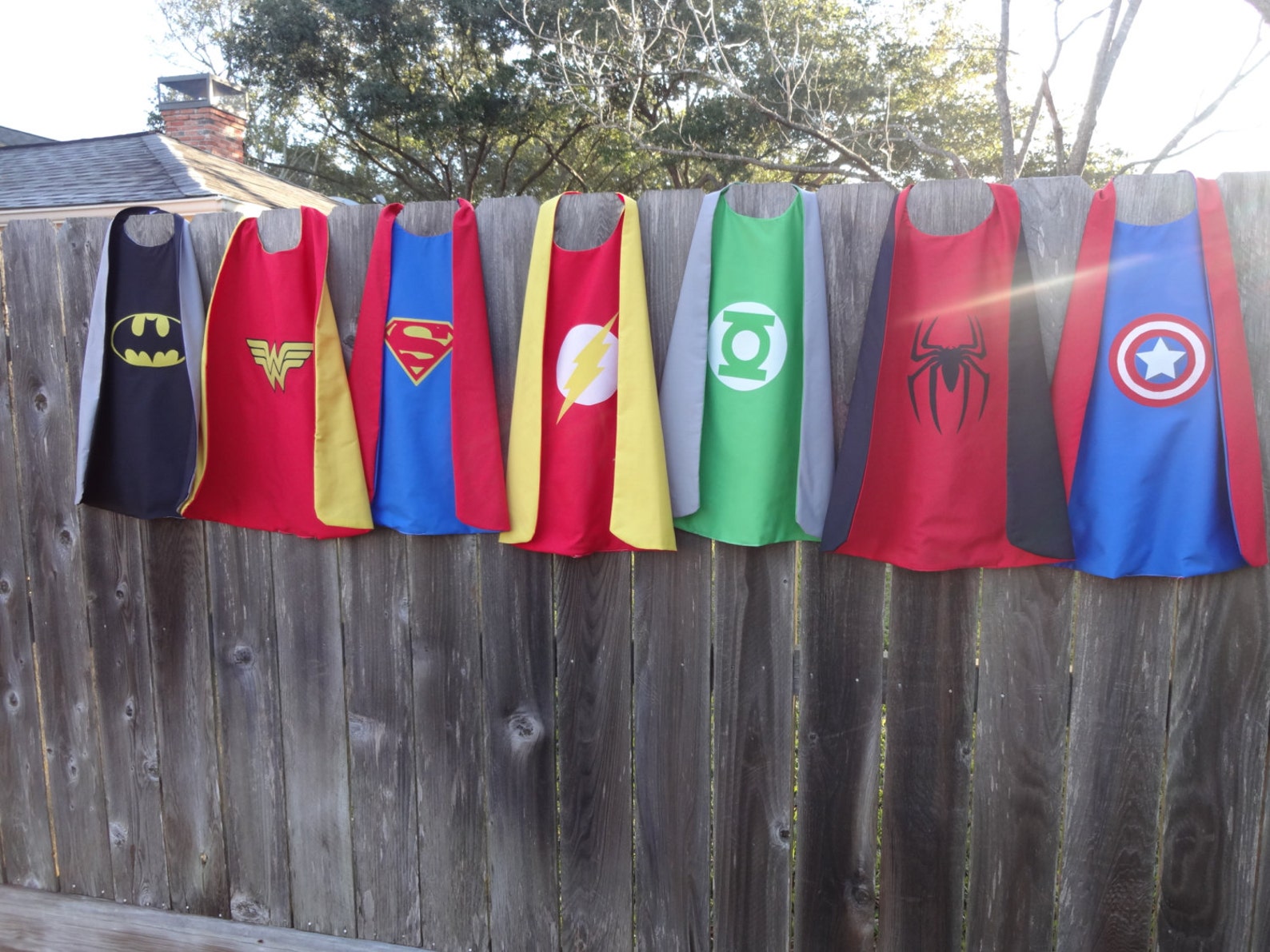 Captain America Cape - Handmade and Reversible - Etsy