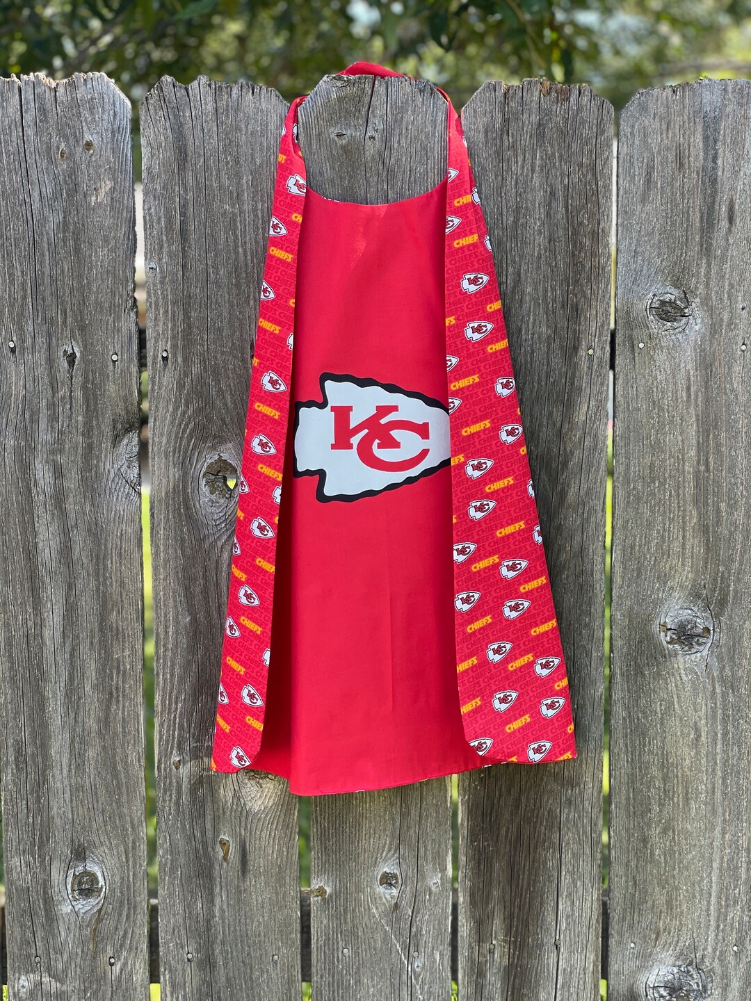 Custom Kansas City Chiefs Cape Handmade and Reversible - Etsy