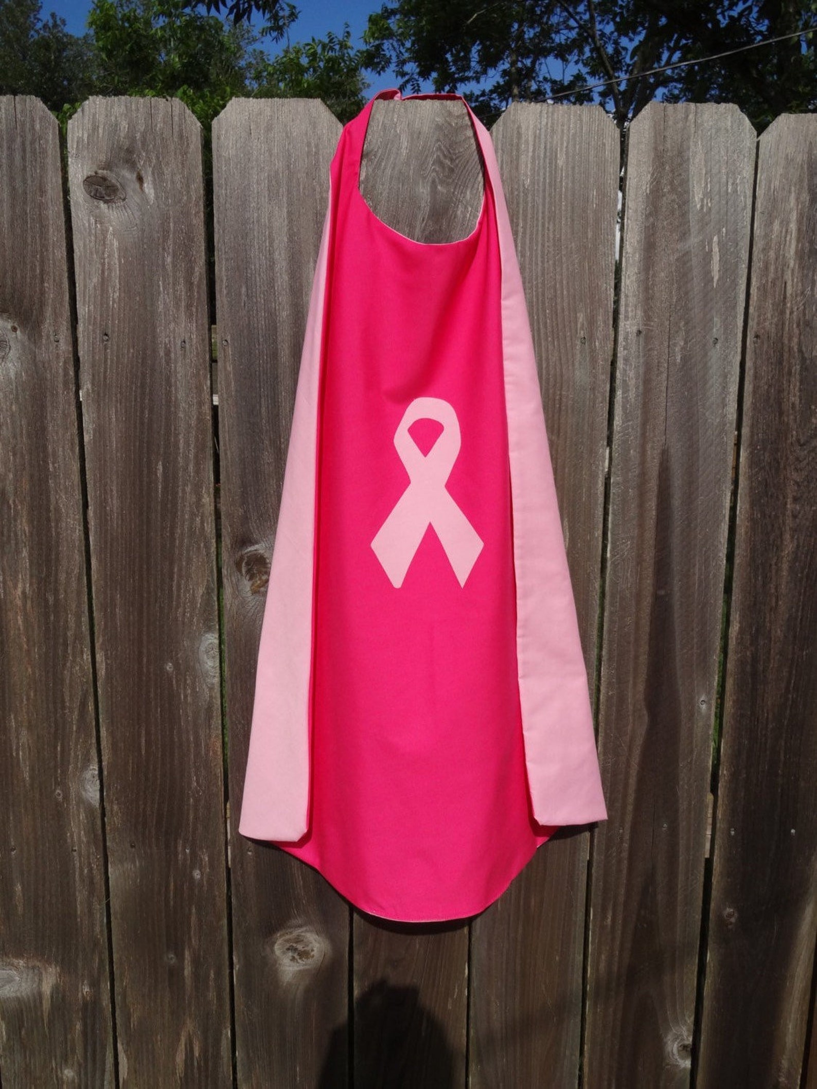 Pink Ribbon Breast Cancer Cape - Handmade - Etsy