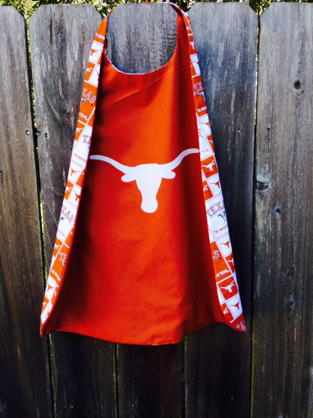 Texas Longhorns Cape - Handmade and Reversible - Etsy