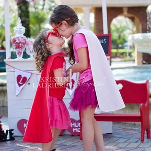 Custom Valentine's Day Heart Cape Handmade and Reversible - Etsy