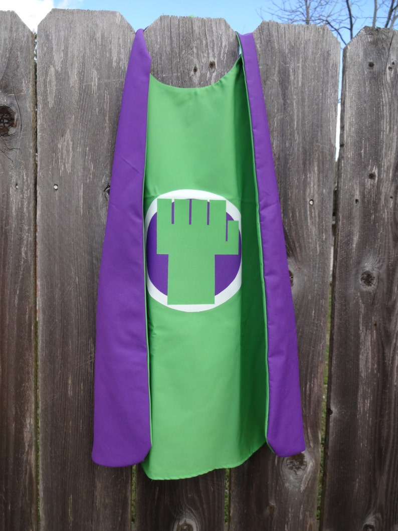 Hulk Cape Handmade and Reversible | Etsy