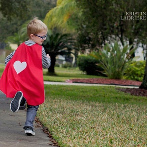 Custom Valentine's Day Heart Cape Handmade and Reversible - Etsy